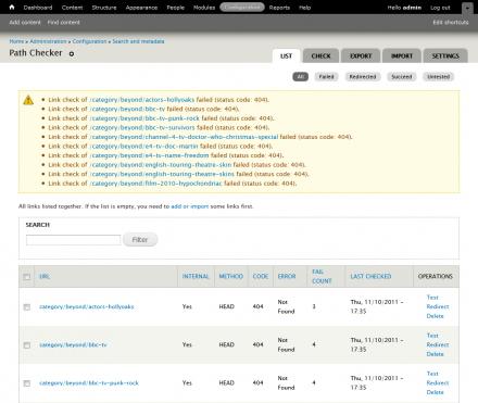 Path Checker | Drupal.org